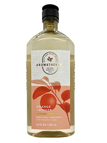 Bath & Body Works Aromatherapy Energy - Orange + Ginger Body Wash & Foam Bath, 10 Fl Oz