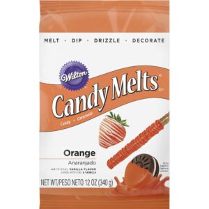 wilton orange candy melts® candy, 12 oz.