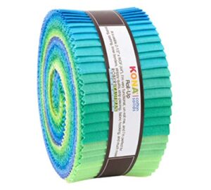 kona cotton 2.5" roll ups 40 pcs mermaid shores