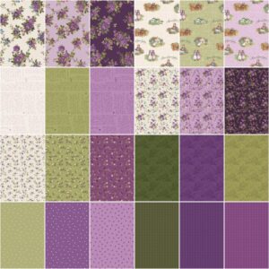 Anne of Green Gables Rolie Polie 40 2.5-inch Strips Jelly Roll Riley Blake Designs RP-13850-40