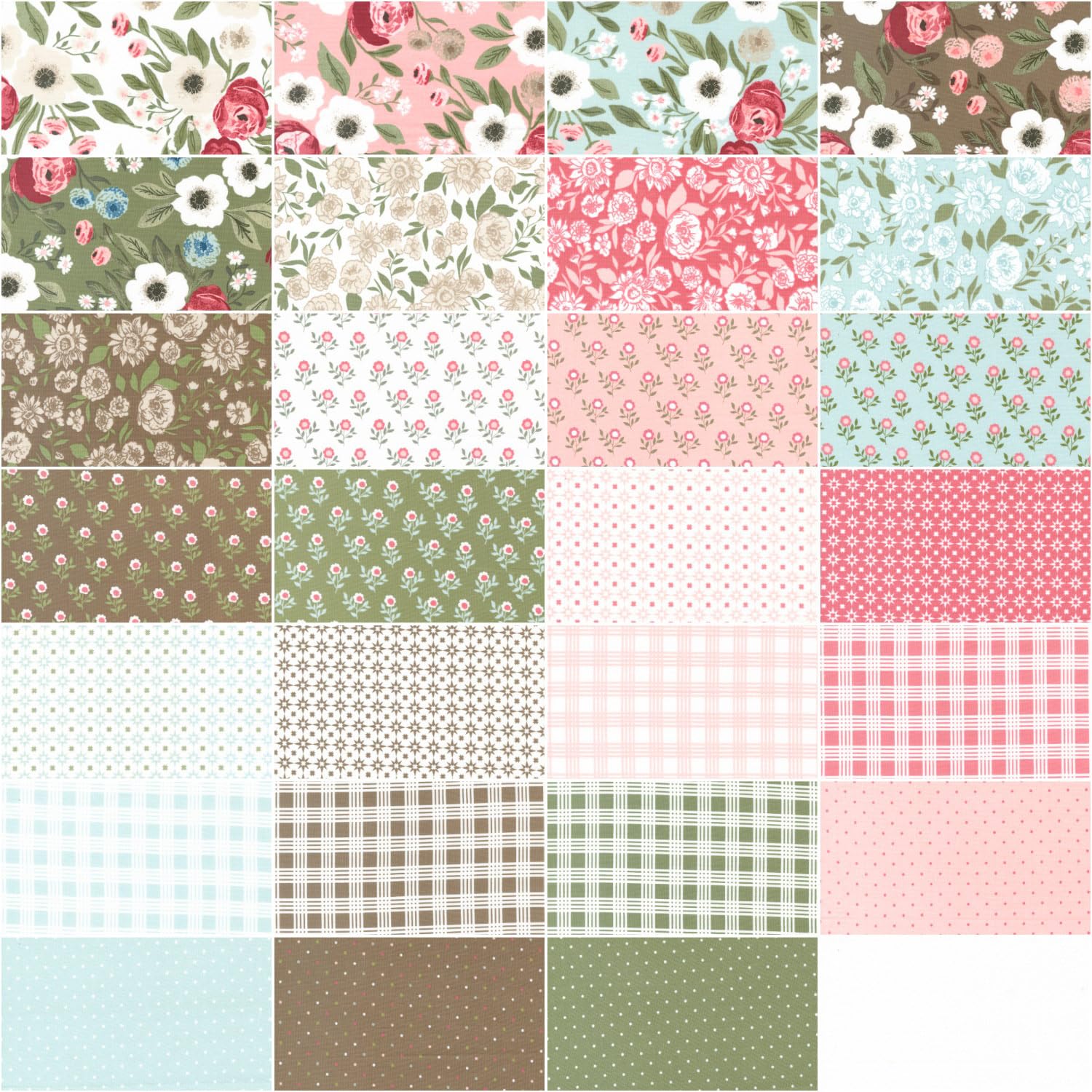 Lella Boutique Lovestruck Jelly Roll 40 2.5-inch Strips Moda Fabrics 5190JR