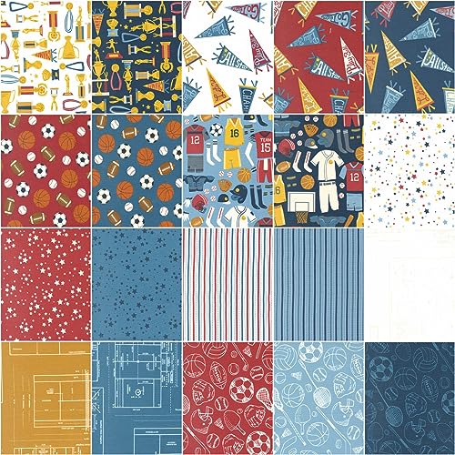 Stacy Iest HSU All Star Jelly Roll 40 2.5-inch Strips Moda Fabrics 20850JR