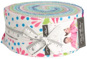 me and my sister designs picnic pop jelly roll 40 2.5-inch strips moda fabrics 22430jr