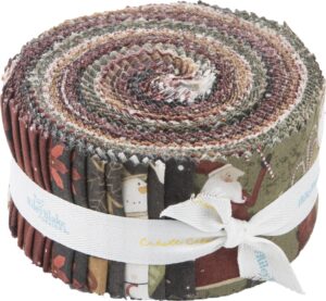 teresa kogut kringle rolie polie 40 2.5-inch strips jelly roll riley blake designs rp-13440-40