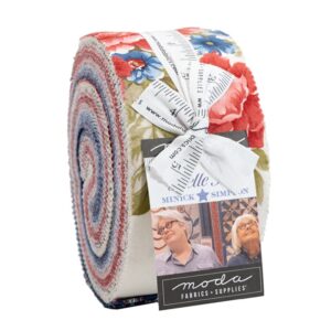 minick and simpson belle isle jelly roll 40 2.5-inch strips moda fabrics 14920jr, assorted