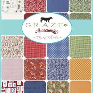 Graze Jelly Roll Quilt Fabric 55600JR from Moda by The Pack