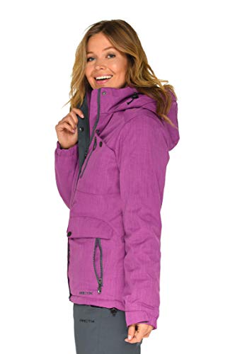 Arctix Women's Daybreak Insulated Jacket, Amethyst Melange, 2X