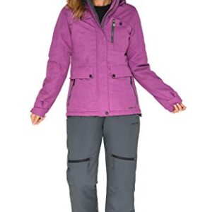 Arctix Women's Daybreak Insulated Jacket, Amethyst Melange, 2X