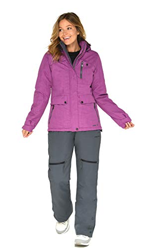 Arctix Women's Daybreak Insulated Jacket, Amethyst Melange, 2X