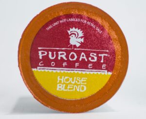 puroast low acid coffee single-serve pods , premium house blend , certified low acid coffee , ph above 5.5 , medium roast , (72 count) , gut health , higher antioxidant , eco friendly