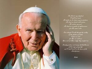 pope john paul ii - 36x48 poster banner print #peag563292