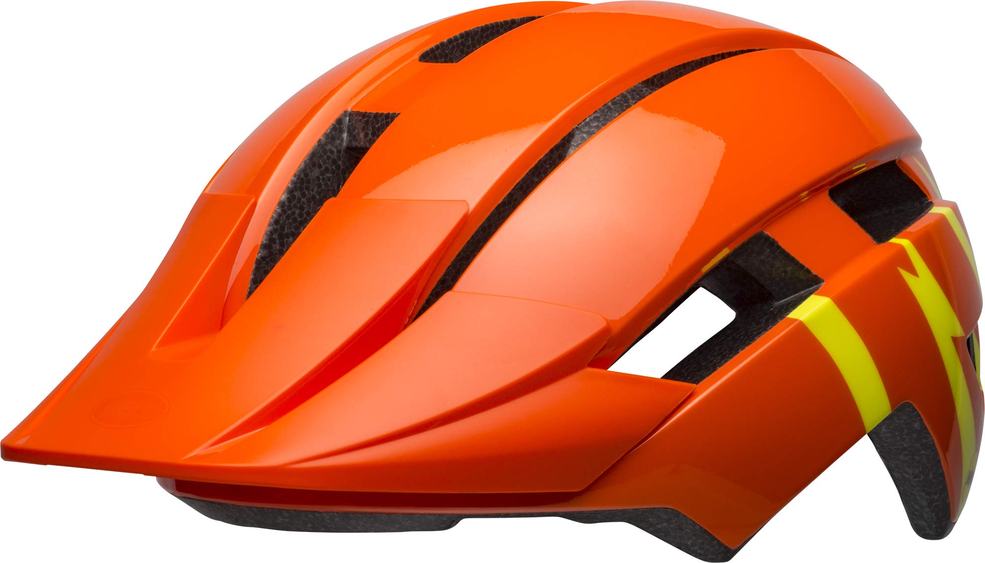 BELL Sidetrack II MIPS Youth Bike Helmet - Strike Gloss Orange/Yellow (2023), Universal Child (47-54 cm)