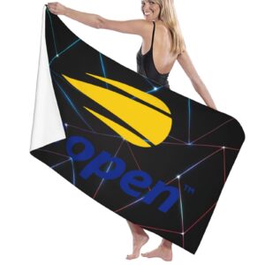 Lujzwop Us Open Tennis 2023 Beach Towel, Oversized Pool Towel, Quick Dry Microfiber Beach Towel for Men and Women