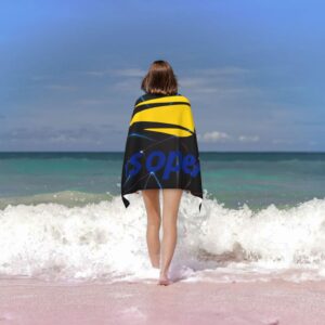 Lujzwop Us Open Tennis 2023 Beach Towel, Oversized Pool Towel, Quick Dry Microfiber Beach Towel for Men and Women