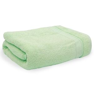 magshion extra large cotton bath sheet for bathroom adults oversized quick-dry bath sheet towel, mint green