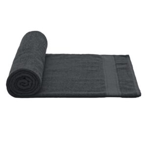 Magshion Extra Large Cotton Bath Sheet for Bathroom Adults Oversized Quick-Dry Bath Sheet Towels Set of 2,Black