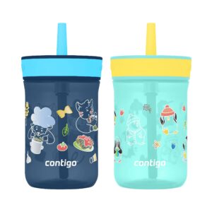 contigo leighton kids plastic water bottle