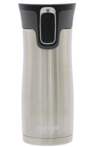 contigo 2074750 west loop 16oz ss black button