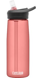 camelbak eddy+ water bottle with tritan renew – straw top 25oz, rose