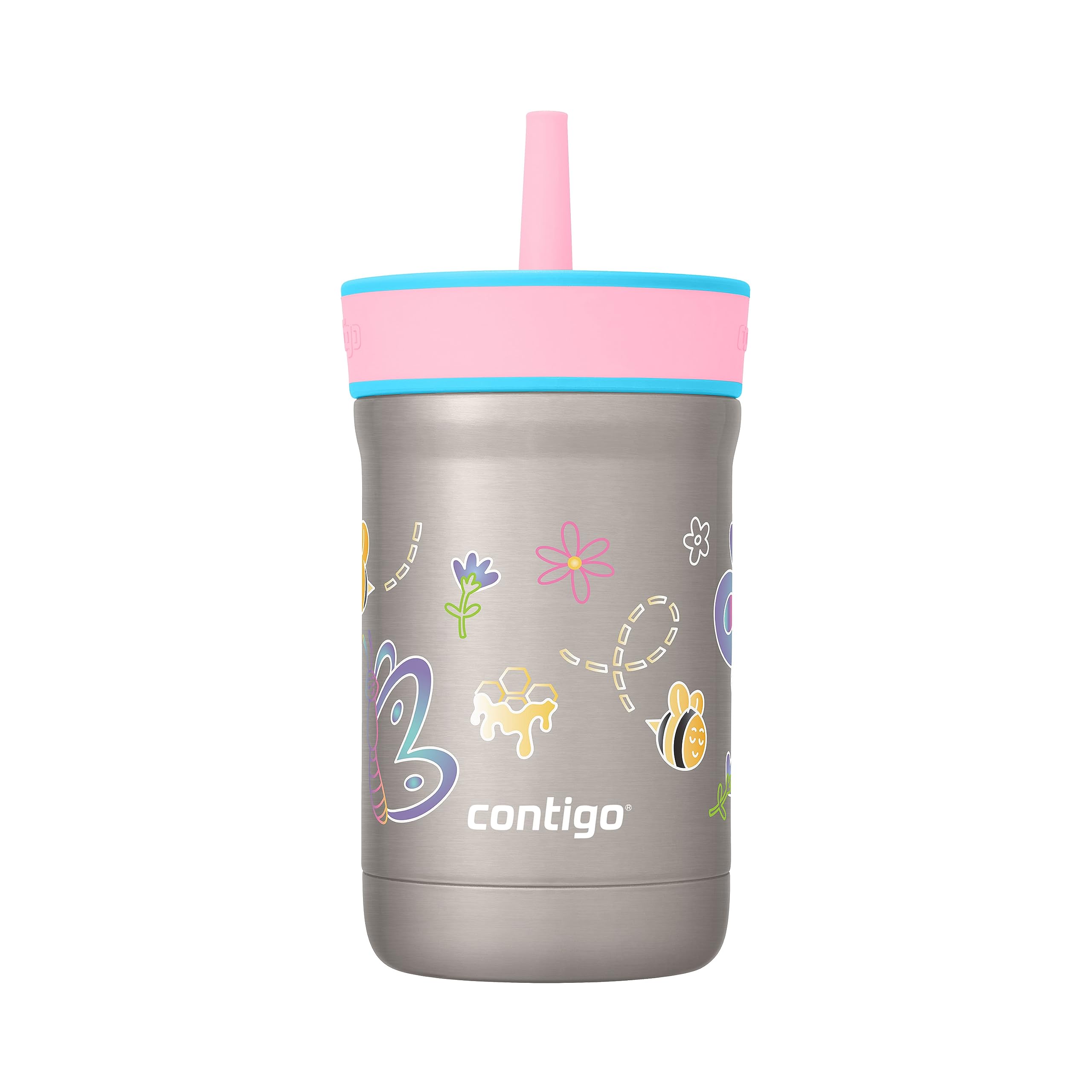 Contigo Leighton Kids Water Bottle with Spill-Proof Lid & Straw