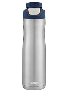 contigo steel water bottle, 24 oz, ss monaco