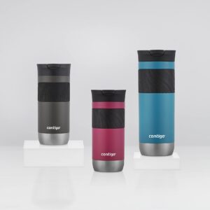 Contigo Byron 2.0 Thermo Mug, Stainless Steel Insulated Mug with Snapseal Closure, Coffee Mug to go, 100% Leak Proof, Dishwasher Safe lid, BPA Free, Keeps Warm up to 6 Hours, 470 ml