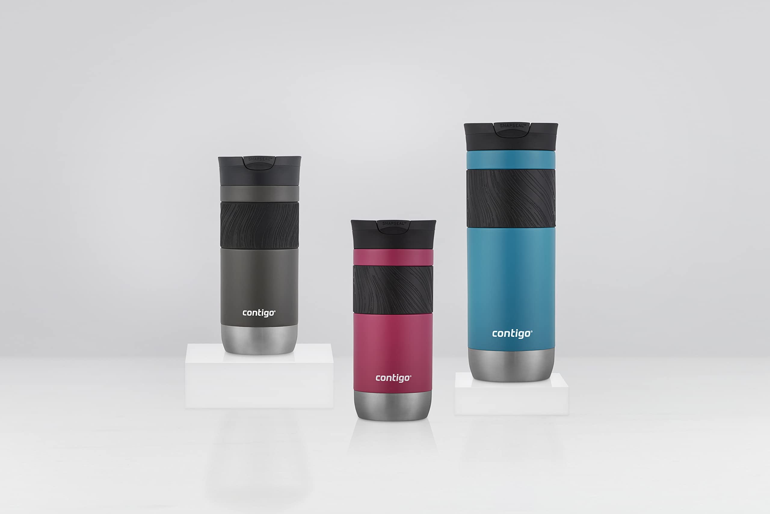 Contigo Byron 2.0 Thermo Mug, Stainless Steel Insulated Mug with Snapseal Closure, Coffee Mug to go, 100% Leak Proof, Dishwasher Safe lid, BPA Free, Keeps Warm up to 6 Hours, 470 ml