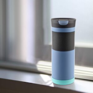 CM 4 PCS 70mm Bottle Boots Protective Silicone Sleeve Compatible with Contigo Bottles 16-24 OZ Anti-Slip Cap for Water Bottle Mug Tumbler (Teal)