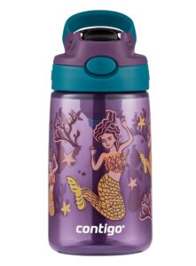 contigo kids’ easy-clean autospout straw water bottle; bpa-free, robust water bottle; 100% leak-proof; easy-clean; ideal for daycare, preschool, school and sports; 14 oz