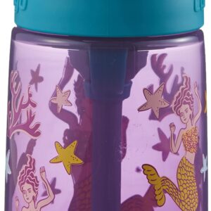 Contigo Kids’ Easy-Clean AUTOSPOUT Straw Water Bottle; BPA-free, robust water bottle; 100% leak-proof; easy-clean; ideal for daycare, preschool, school and sports; 14 oz