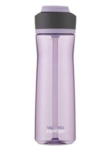 contigo ashland 2.0 water bottle, 24 oz - leak-proof lid, protective spout cover - cupholder friendly, dishwasher safe, bpa free - lavender