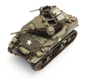 floz artitec m5a1 stuart light tank stowage 1 1/87 scale finished model tank (387.79-s1)