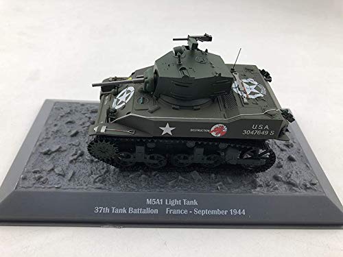 FloZ M5A1 Light Tank 37TH Tank Battalion France-September 1944 1/43 DIECAST Model Tank