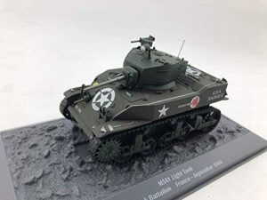 floz m5a1 light tank 37th tank battalion france-september 1944 1/43 diecast model finished tank