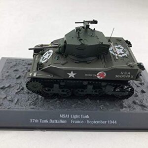 FLOZ M5A1 Light Tank 37th Tank Battalion France-September 1944 1/43 DIECAST Model Finished Tank