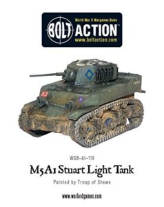 m5a1 stuart - wwii allied light tank - bolt action