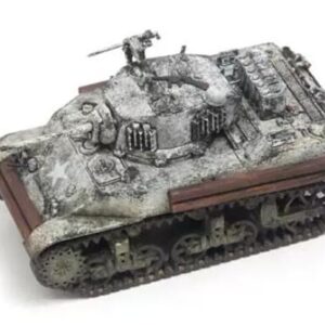 FloZ for S-Model US M5A1 Stuart Light Tank Snow Coating 1/72 Tank Pre-Built Model