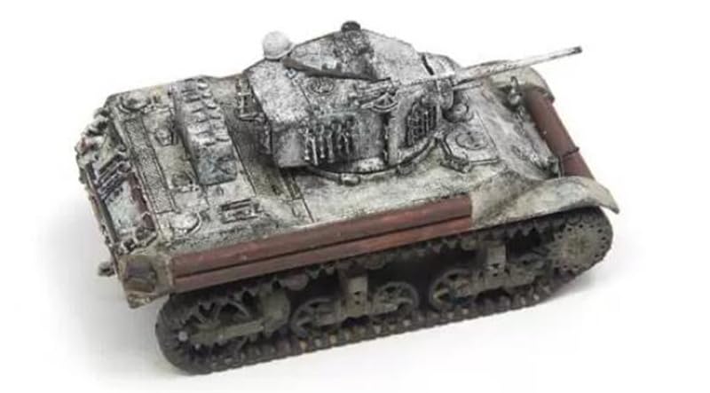 FloZ for S-Model US M5A1 Stuart Light Tank Snow Coating 1/72 Tank Pre-Built Model