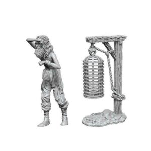 wizkids deep cuts unpainted miniatures terrain: wave 10: hanging cage