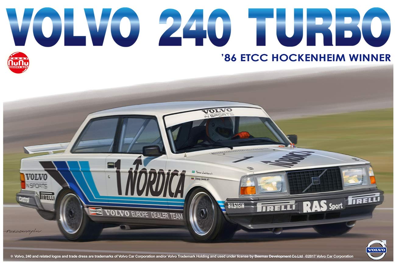 Platz NuNu 1/24 Scale 240 Turbo '86 ETCC Hockenheim Winner - Plastic Model Building Kit # PN24013