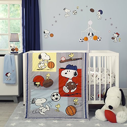 Bedtime Originals Snoopy Sports Musical Mobile