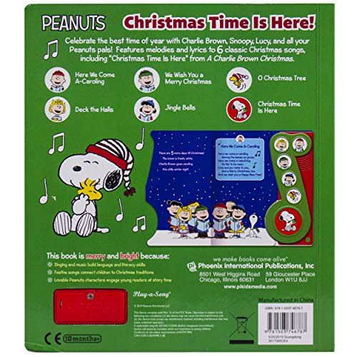 Peanuts - Christmas Time is Here! Charlie Brown Sound Book - PI Kids (Play-A-Song)