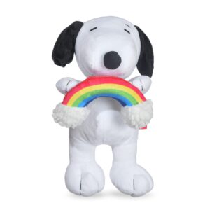 peanuts for pets peanuts: love 6” snoopy rainbow squeaker pet toy 6" snoopy love squeaky pet toy | peanuts dog toys, snoopy | love gifts for pets, snoopy rainbow toys for dogs