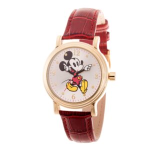 disney mickey mouse adult vintage articulating hands analog quartz watch