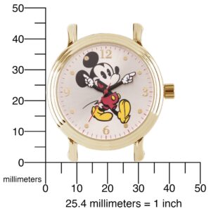 Disney Mickey Mouse Adult Vintage Articulating Hands Analog Quartz Watch