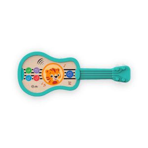 baby einstein sing & strum magic touch ukulele wooden musical toy, ages 6 months+, multicolored