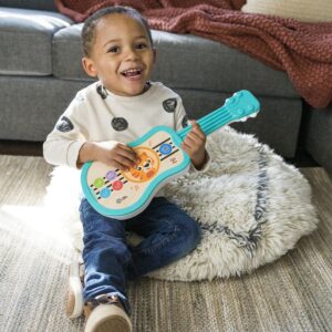 Baby Einstein Sing & Strum Magic Touch Ukulele Wooden Musical Toy, Ages 6 Months+, Multicolored