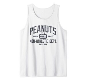 peanuts non-athletic department snoopy tank top