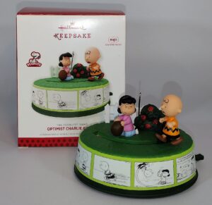 optimist charlie brown - the peanuts gang 2013 hallmark ornament