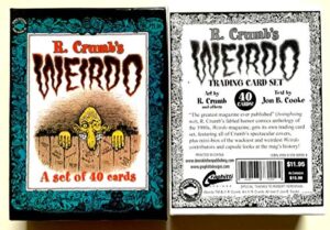 r. crumb's weirdo card set